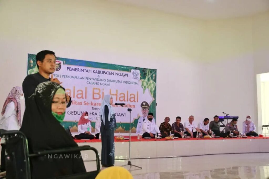 Halal Bi Halal Idul Fitri 1443 Hijriah Bersama Disabilitas se Karesidenan Madiun - SUARA NGAWI
